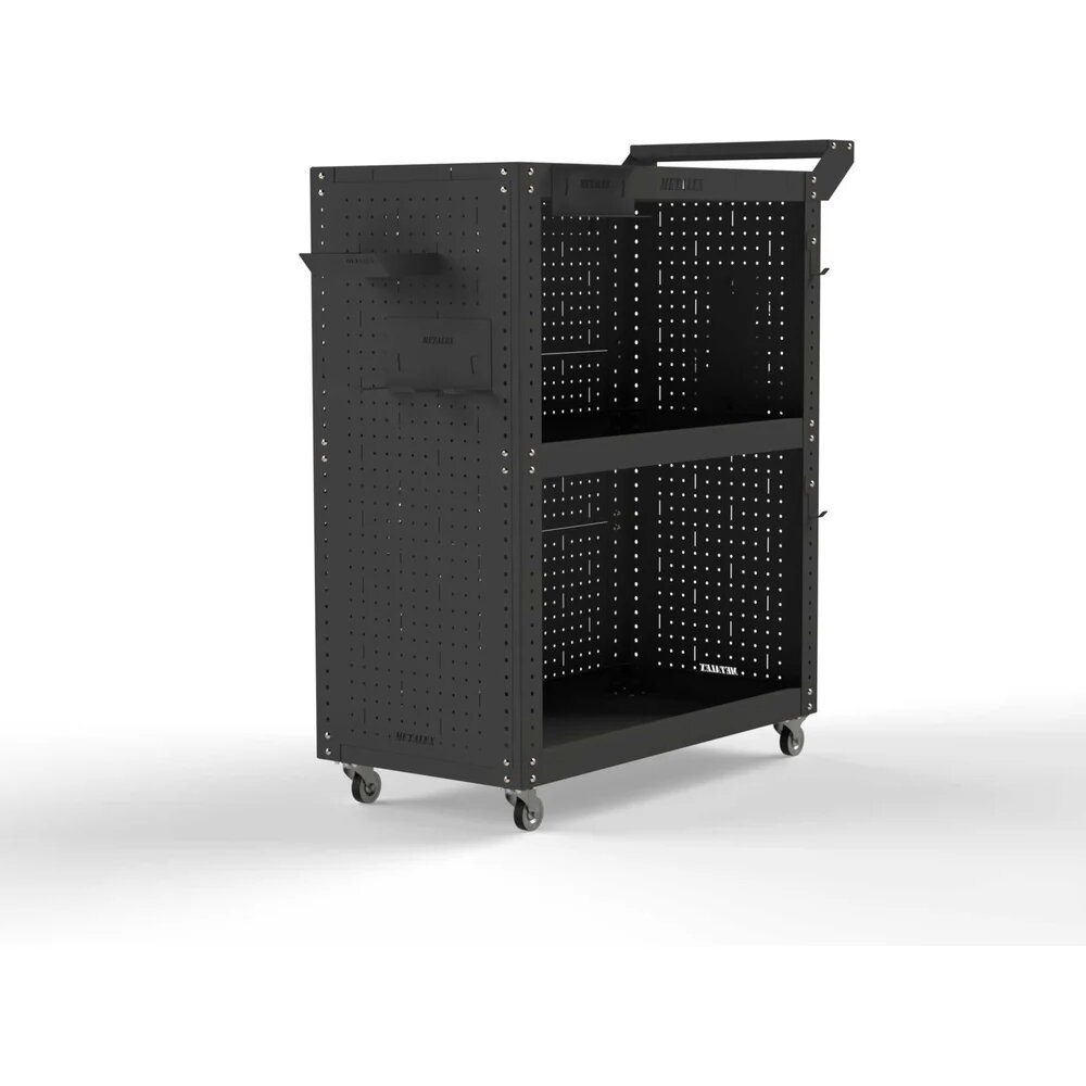 Тележка инструментальная ООО Металекс Тип 3 800x450x950 мм, 3 полки, серый 118409