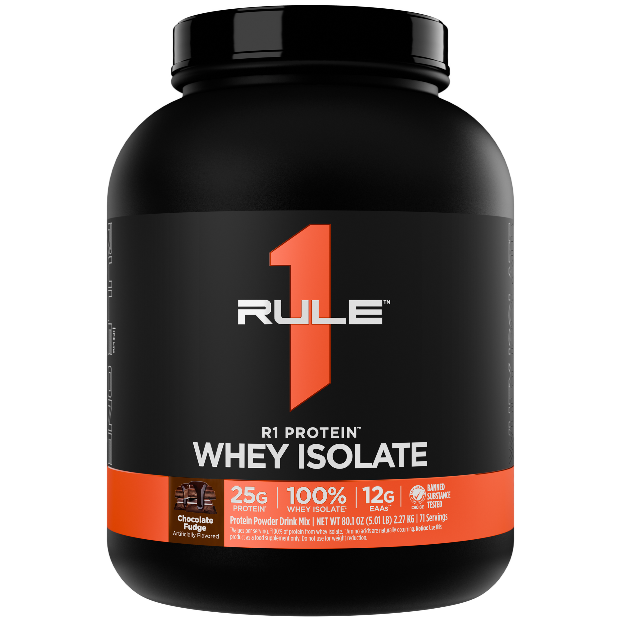 Протеин Сывороточный Изолят Рул 1 Вей 2280 гр Шоколадная помадка / Rule One Protein Whey Isolate