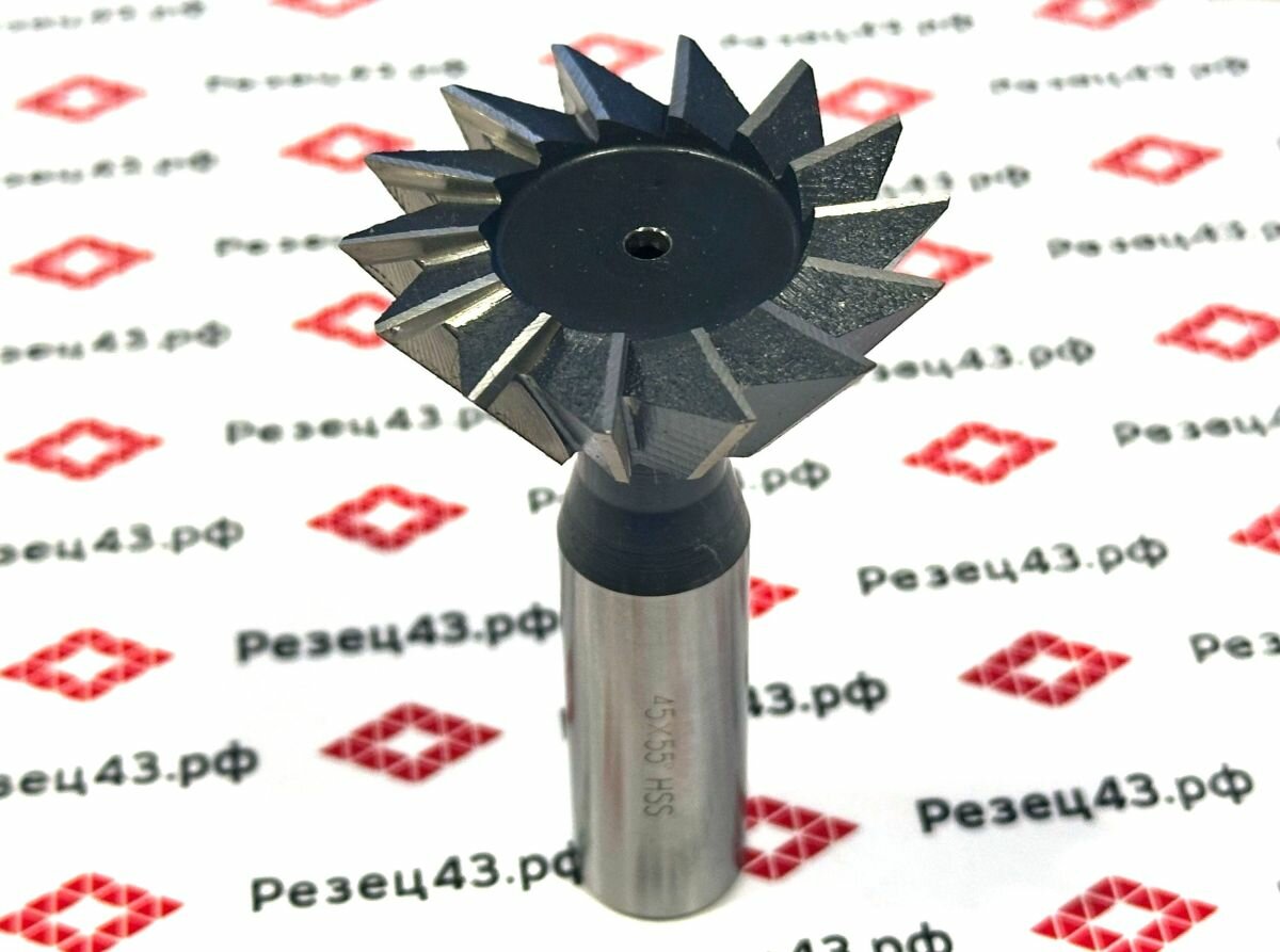 Фреза ласточкин хвост D45x76x14T 55° HSS