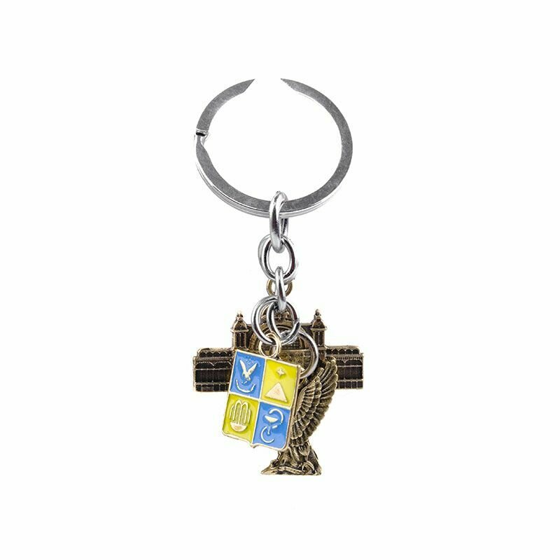 Брелок сборный Герб Железноводска. Пушкинская галерея. Орёл (ВхШхД 3см./2см./1см.)