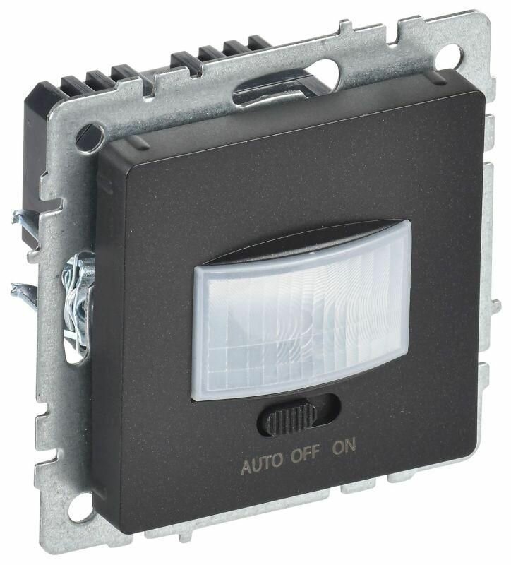 Датчик движения IEK BRITE ДС10-1-БрЧ, механизм, черный, скрытой установки