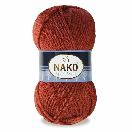 Пряжа Nako Sport wool 4409 (5 мотков по 100г/120м)