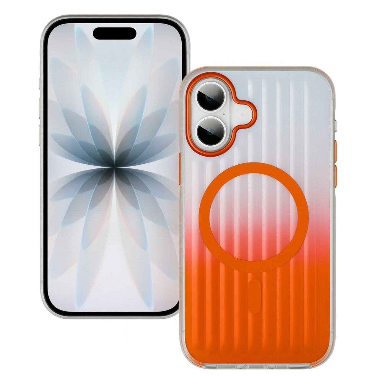Чехол накладка iPhone 17 Gurdini Ocean Case Transparent Orange
