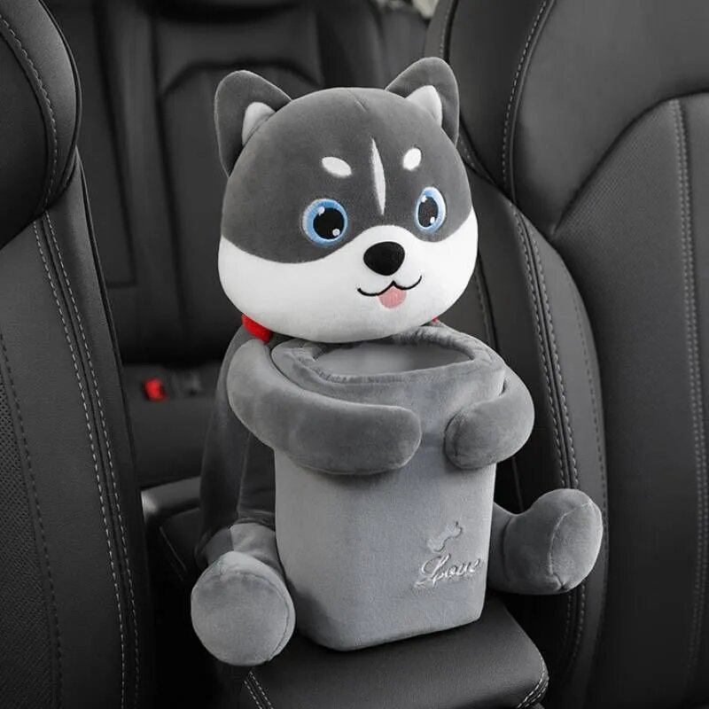 Универсальные автомобильные аксессуары: креативный комбо ящик для салфеток и мусорное ведро, Стиль C