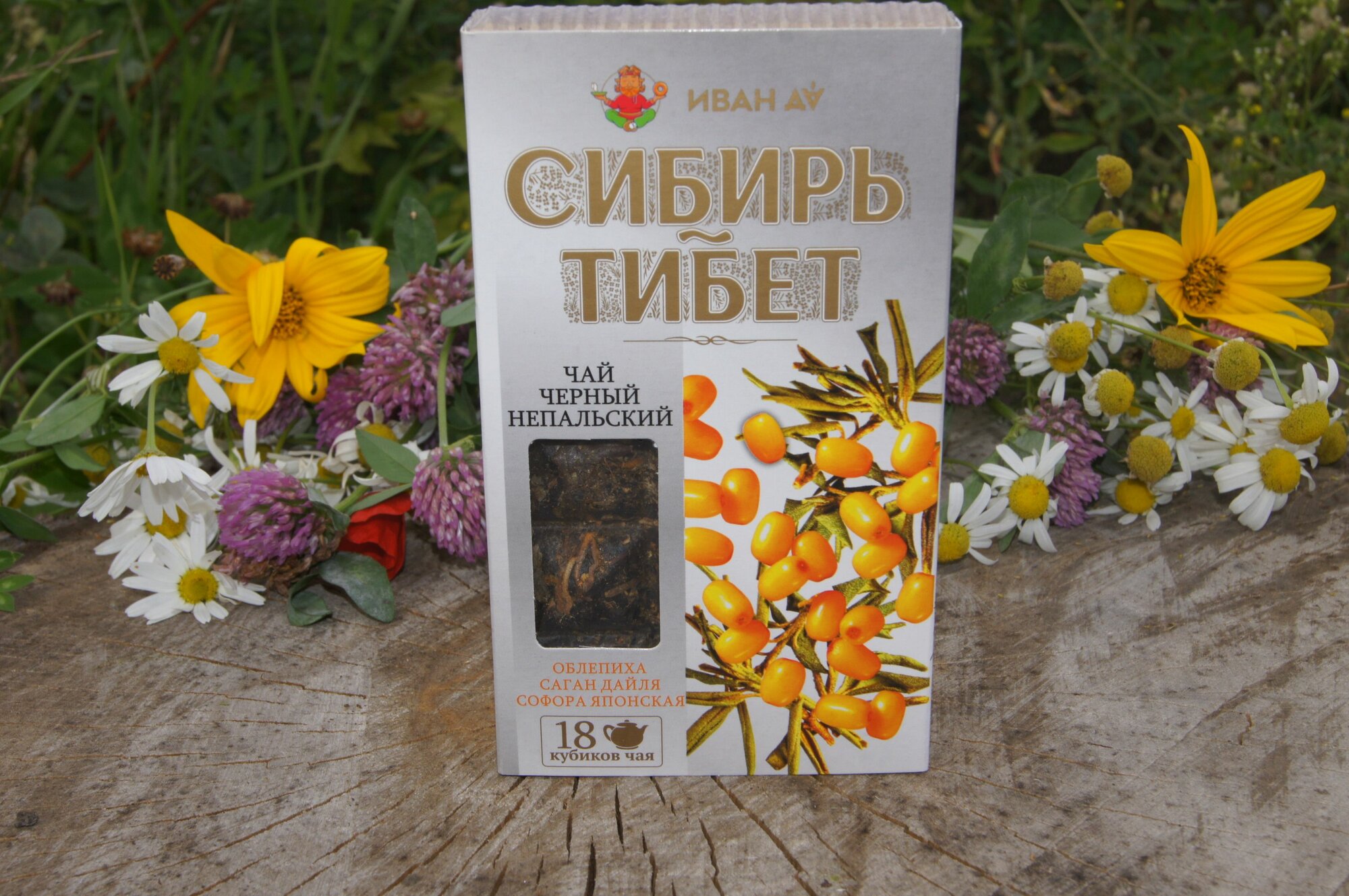 Чай Непальский "Сибирь-Тибет" облепиха, Саган Дайля, имбирь 96 гр