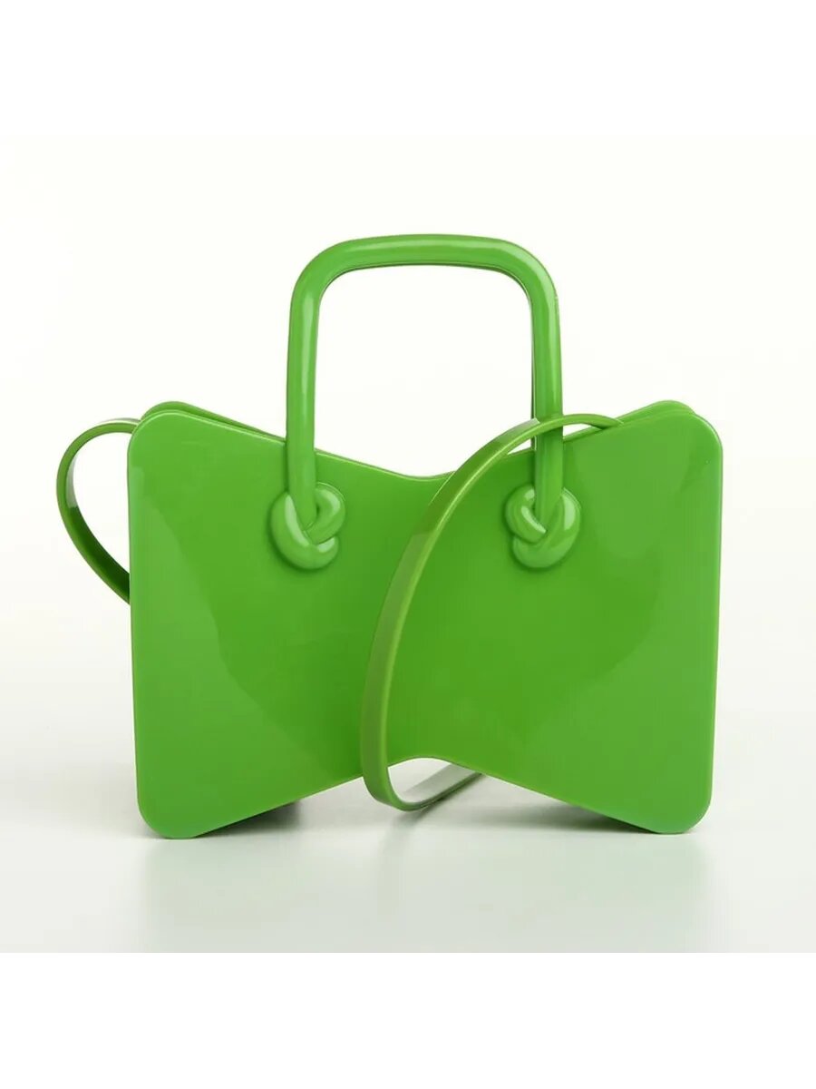 Детская сумка тоут ярко-зеленого цвета