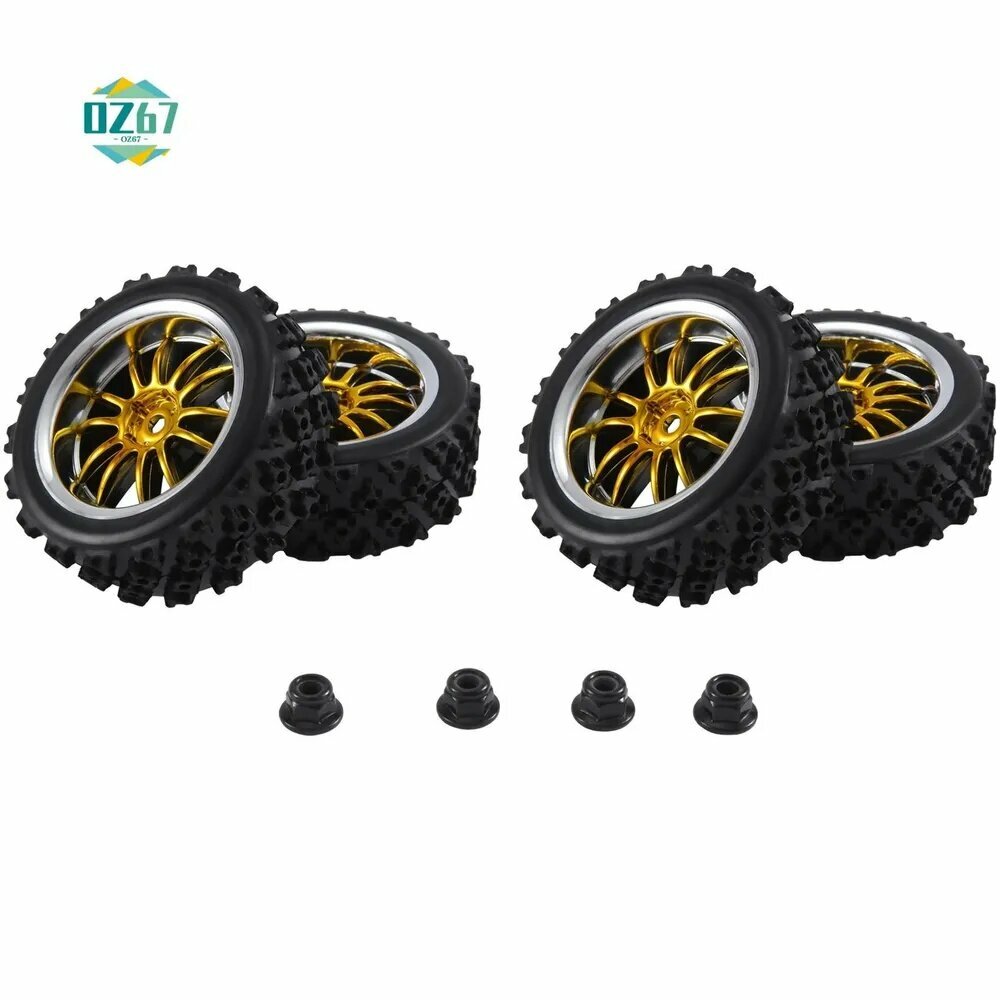 O0(J T N E) 4 шт, шестигранные диски диаметром 12 мм и резиновые шины 2,59 дюйма, B