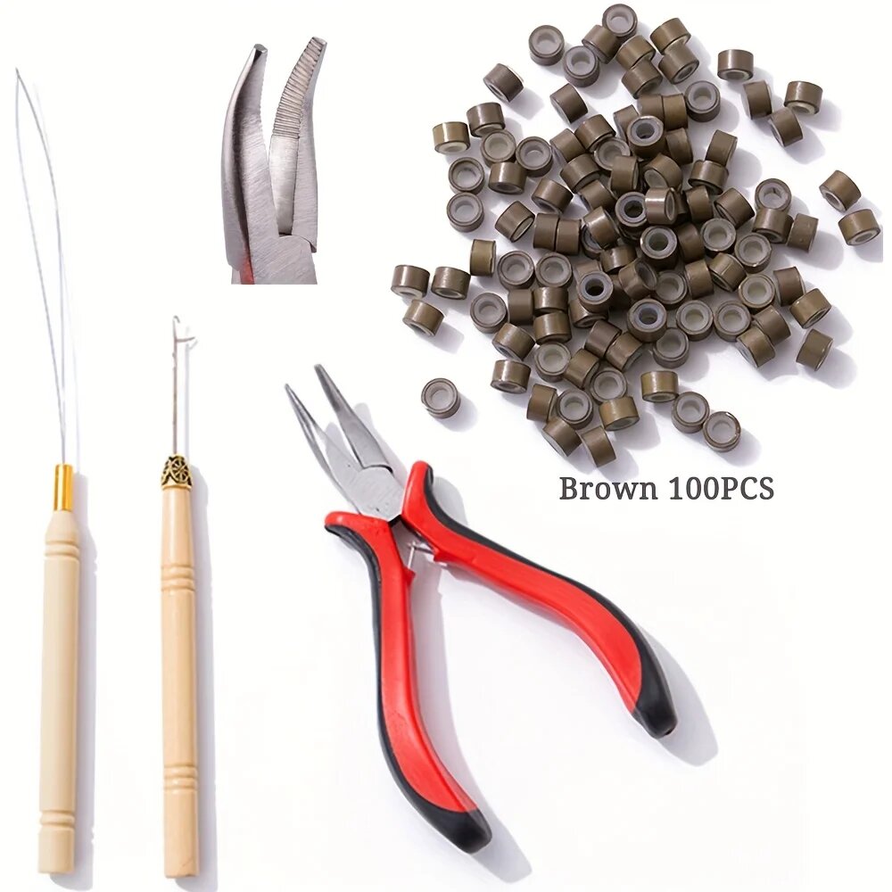 Набор инструментов для наращивания волос I-Tip SET07