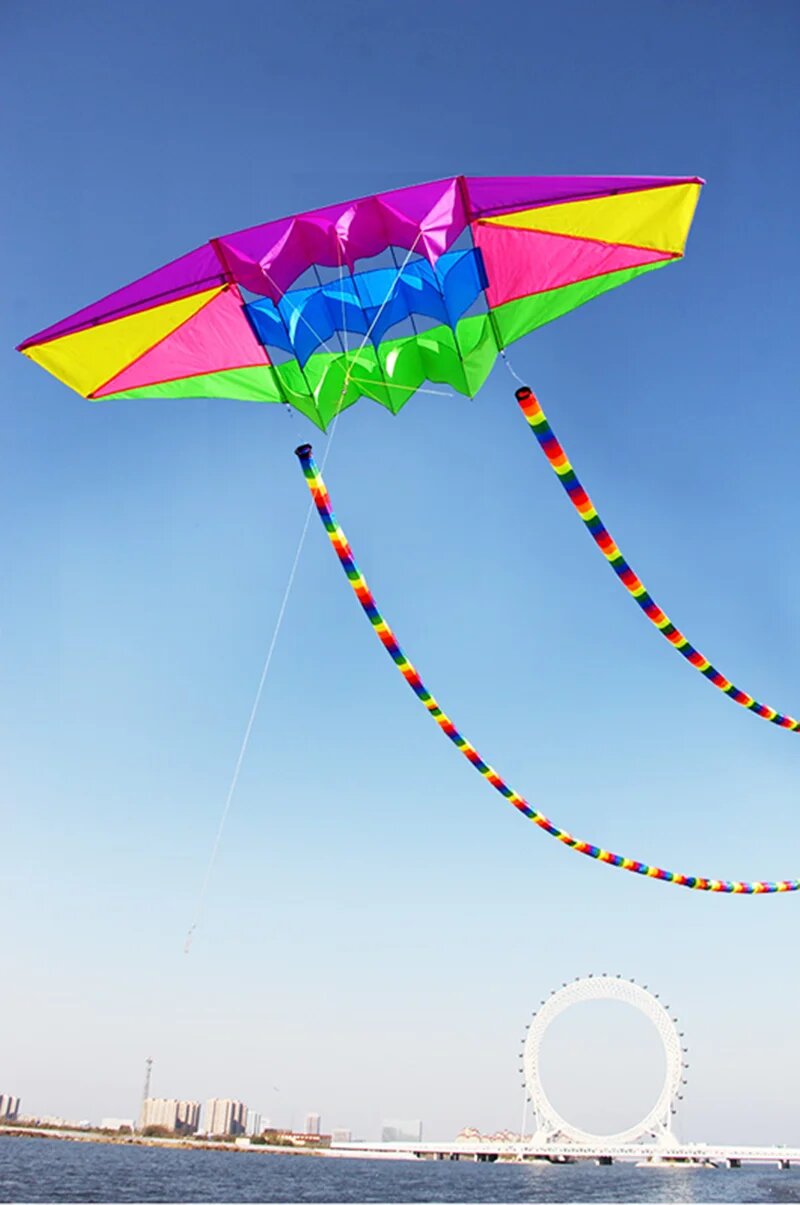 Радарные воздушные змеи Power kite 2,5 м Kite 2p 3D 10m tail