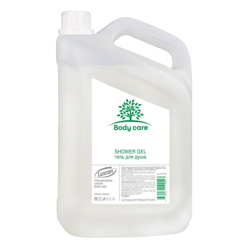 Гель для душа Luscan "Body Care", канистра, 5000 мл