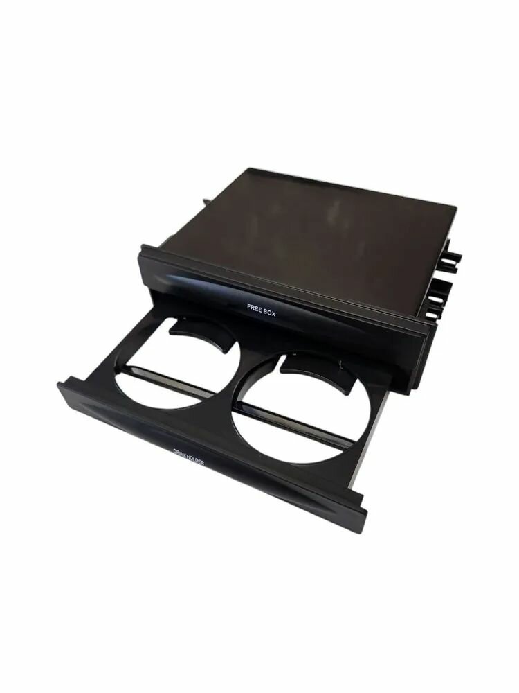 Карман под магнитолу 175x50x125мм. Заглушка магнитолы. Универсальный подстаканник для автомобиля. Подстаканник в салон автомобиля. Для ВАЗ газель КАМАЗ.