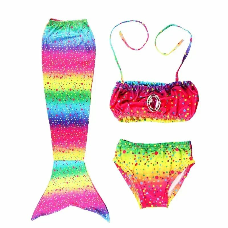 Детский костюм русалки Dongjaker для плавания 110, 3PCS SET 1