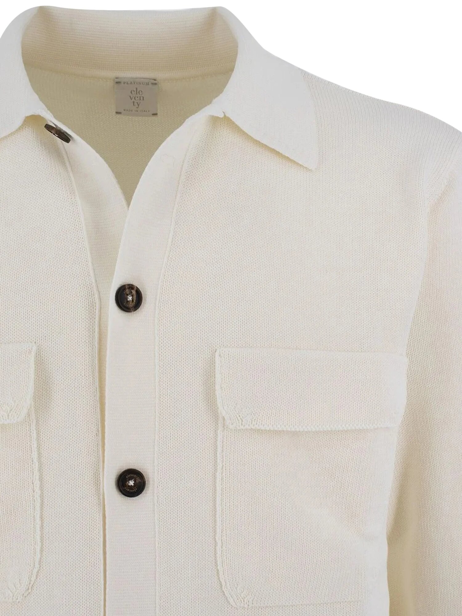 Куртка Eleventy Patch-pocket button shirt jacket, размер XL, разноцветный — фото 1