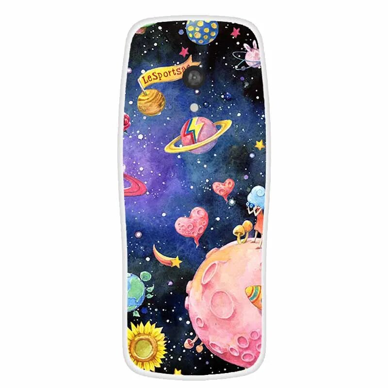 Для Nokia 3210 4G 2,4 "чехол с прозрачной окраской, мягкая силиконовая задняя крышка из ТПУ для Nokia 3210 2024, противоударный чехол для телефона Nokia TPU Funda