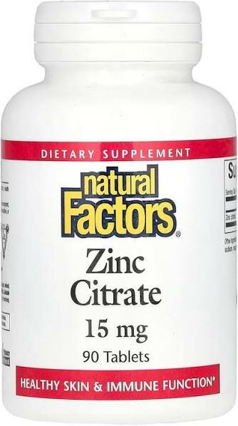 Zinc citrate 15 mg