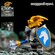LEGO Набор с фигуркой дракона-рыцаря, серебряной броне, щитом с белой лошадью, м...