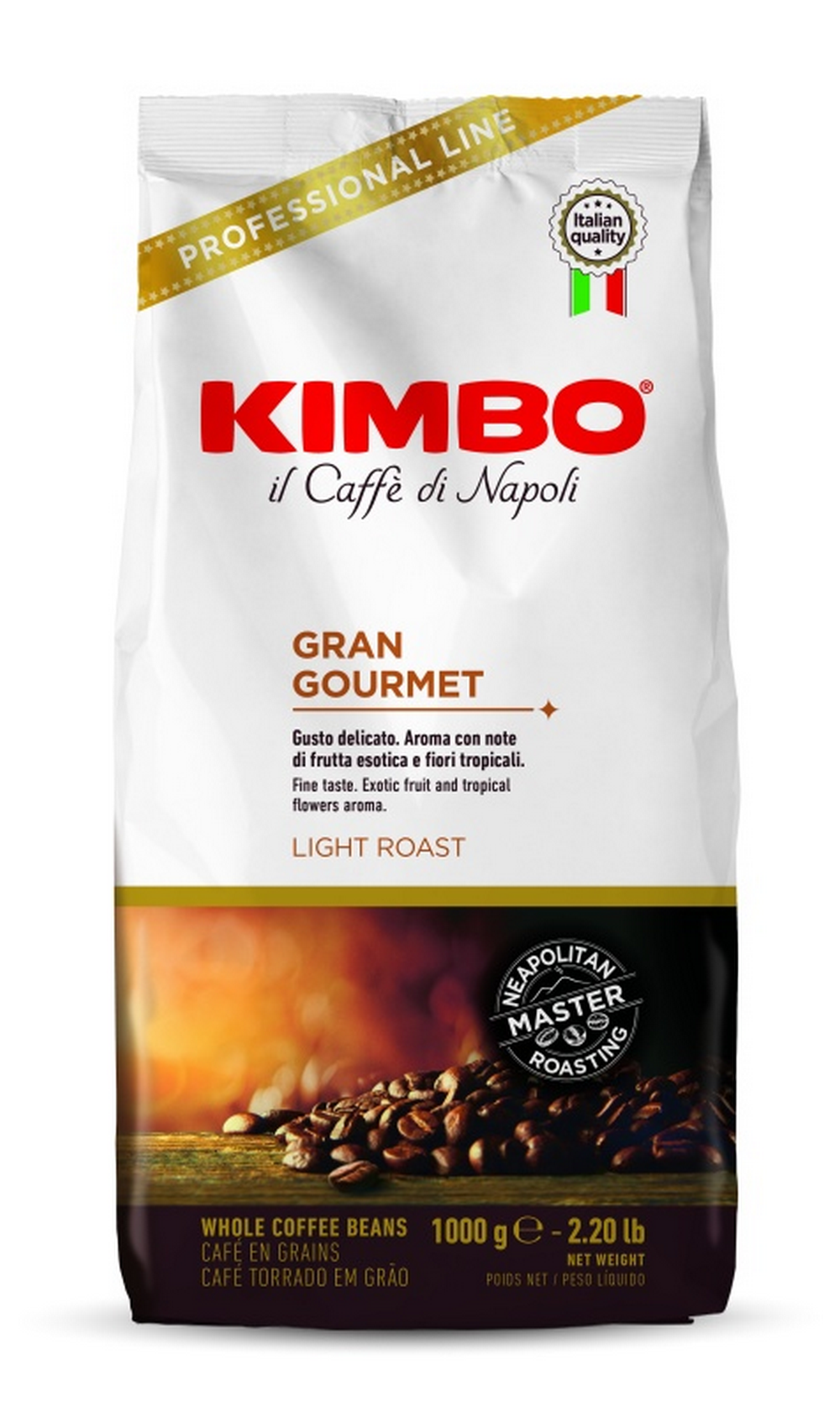 Кофе натуральный жареный в зёрнах Kimbo Caffe Gran Gourmet, 1 килограмм