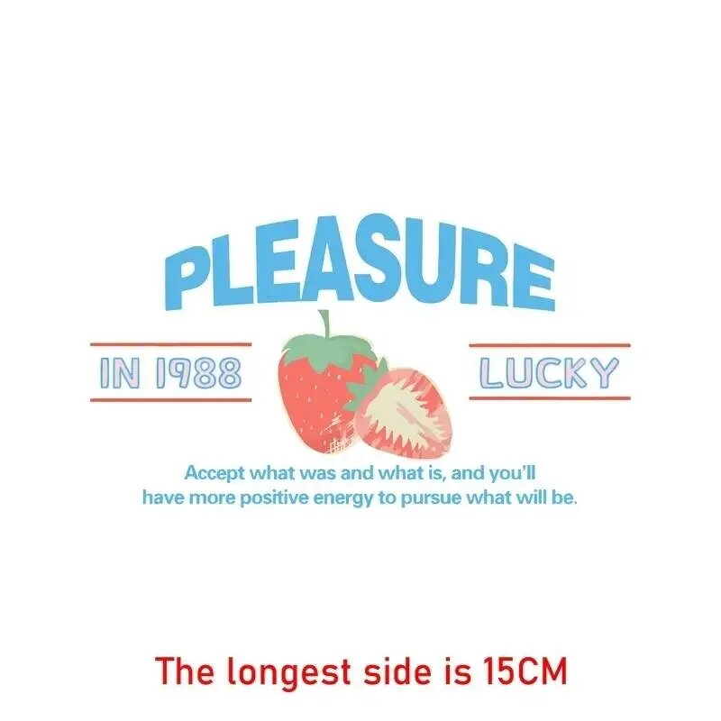 Нашивка Pleasure in 1988 Lucky, фрукты, NTH-00485-19
