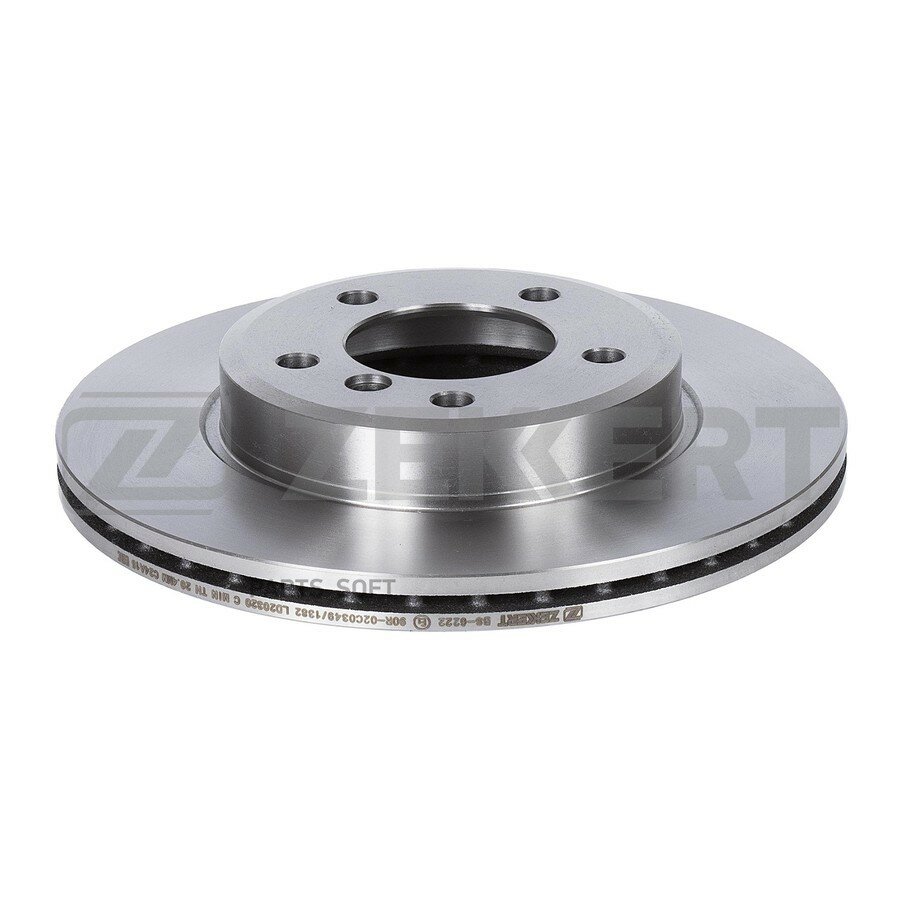ZEKKERT BS-6222 Диск торм. перед. BMW 3 (E46) 98- Z3 (E36) 00- Z4 (E85) 02-