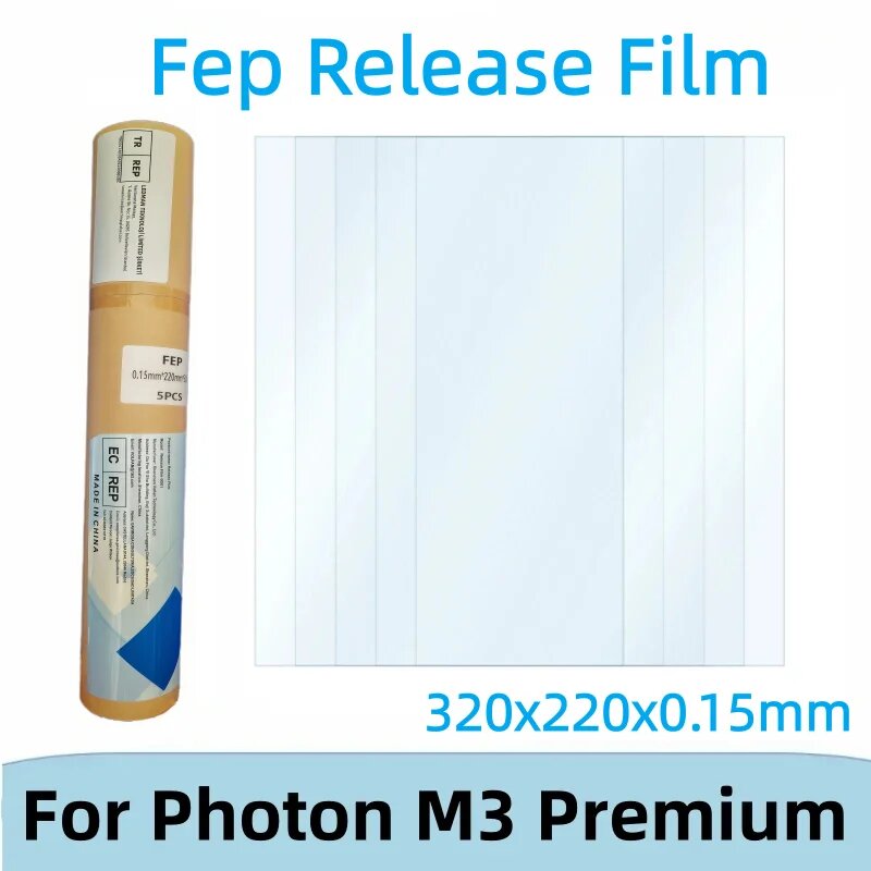 5 пленок FEP 320x220x0.15 мм для ANYCUBIC Photon, цвет 5pcs