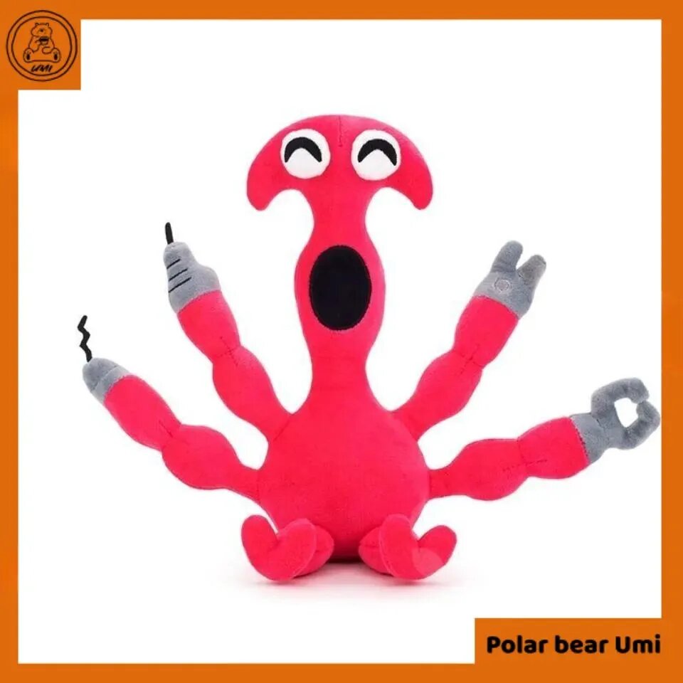 Мягкая игрушка Garten of Banban Plush, высота 22 см, Красный