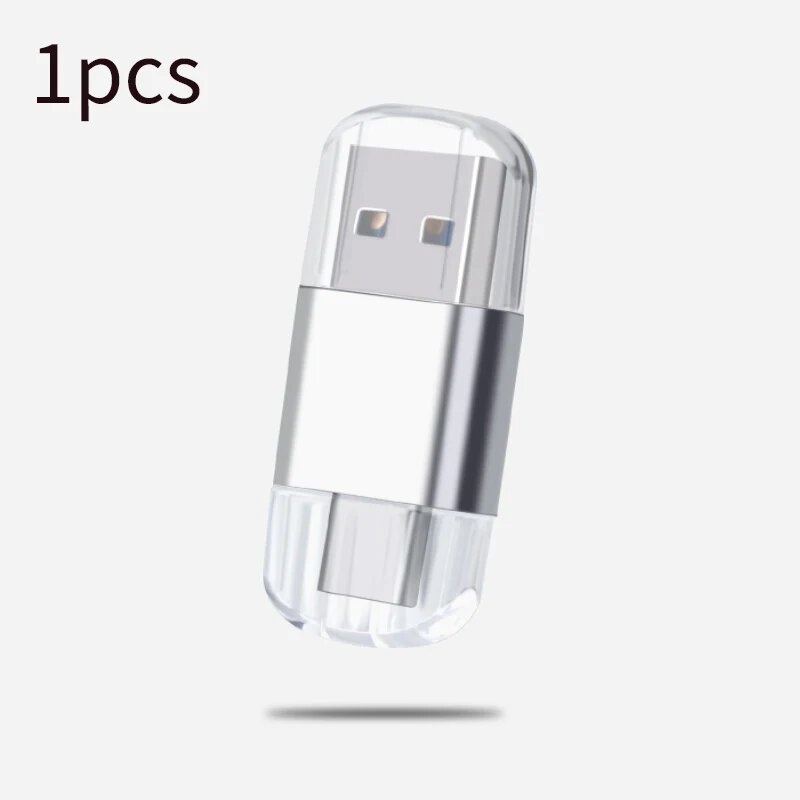 Металлический кардридер meiMemory USB 2.0 Type-C 1pcs