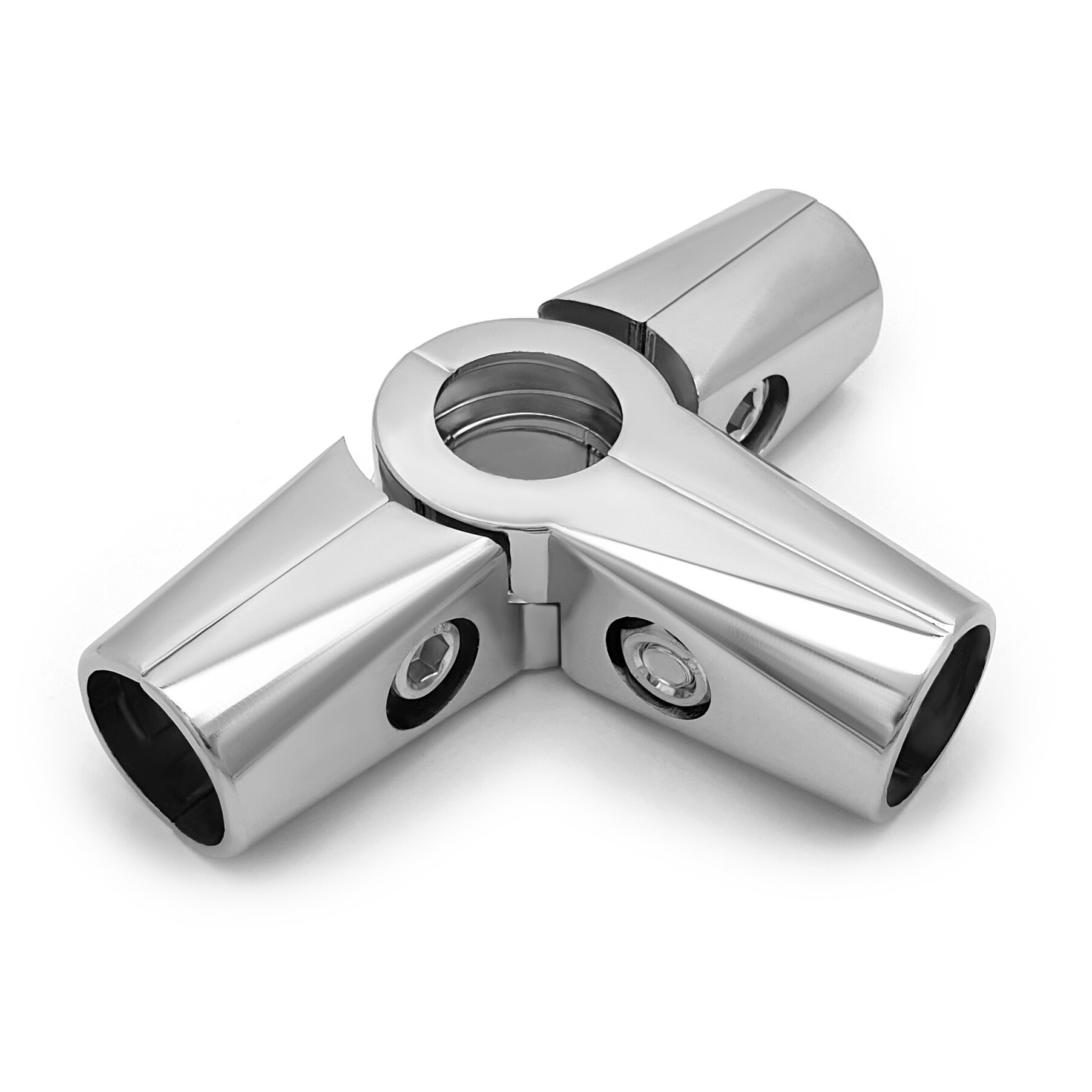 Крепеж с 5-ю направлениями усиленный SOLLER R-44 d-25 мм, хром