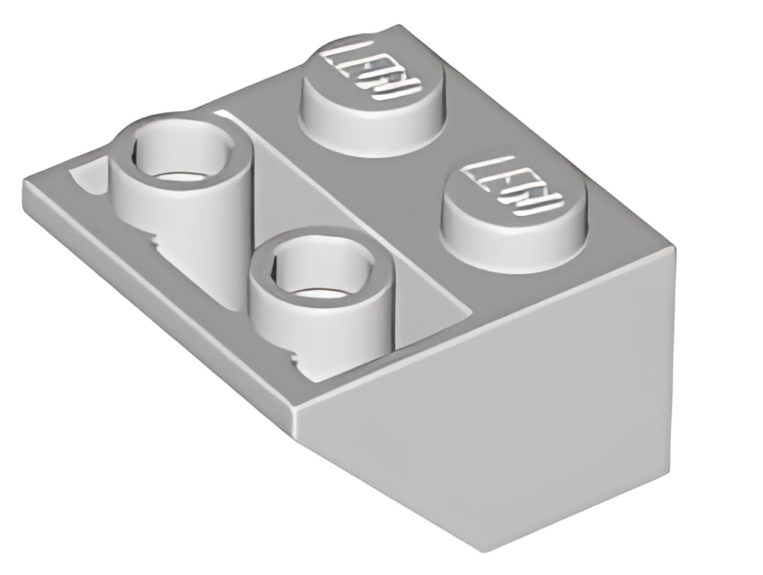 Деталь LEGO Lego Slope, Inverted 45 2 x 2 with Flat Bottom Pin 3660 Light Bluish Gray U