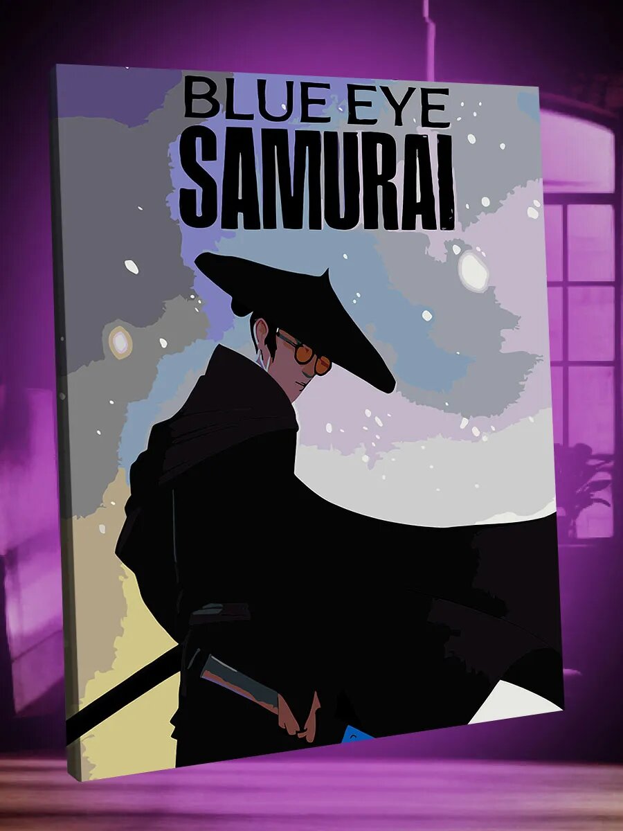 Картина по номерам Голубоглазый самурай