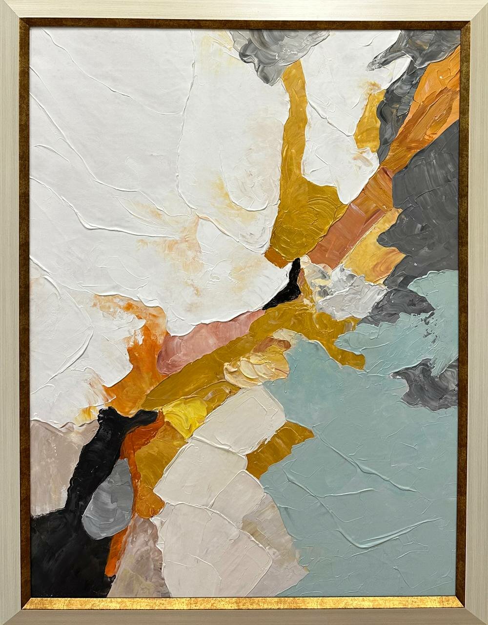 Картина маслом на холсте, современные картины, абстракция "Алгоритм снов"