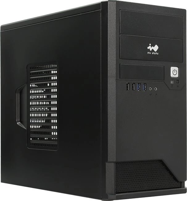 Корпус Mini Tower InWin EMR048 Black U2.0*2+U3.0*2+A(HD) mATX (без блока питания)