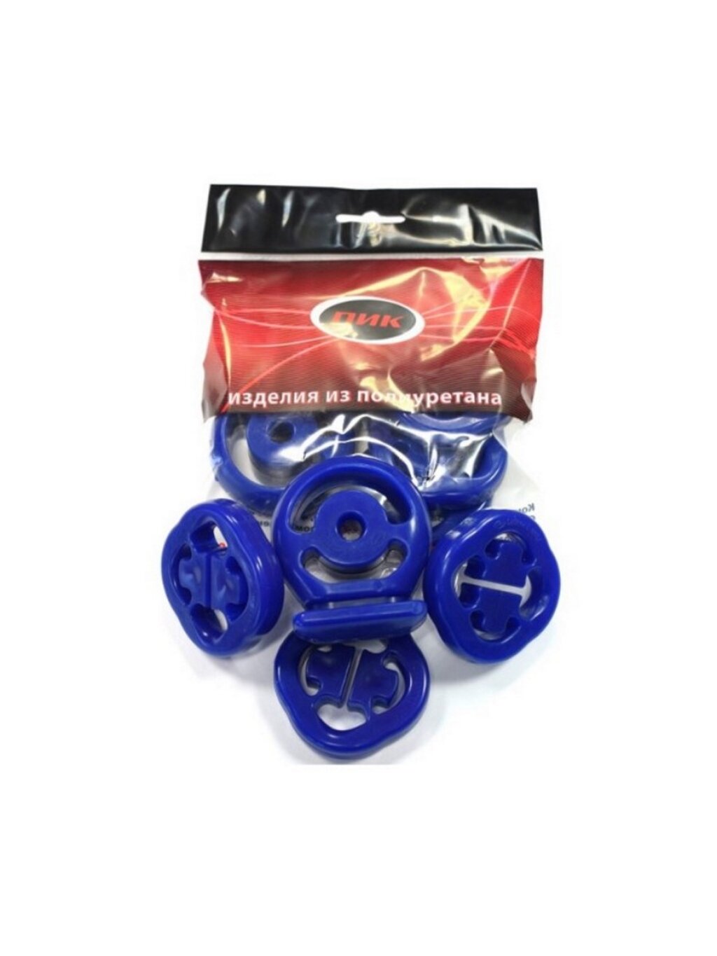 Резинка глушителя для а/м ВАЗ 2110 (4 шт.) "ПИК" полиуретан