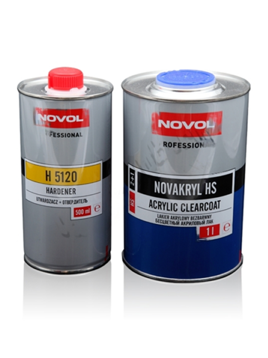 Лак 2К 2+1 1,0л HS + отверд. 0,5л "Новакрил"