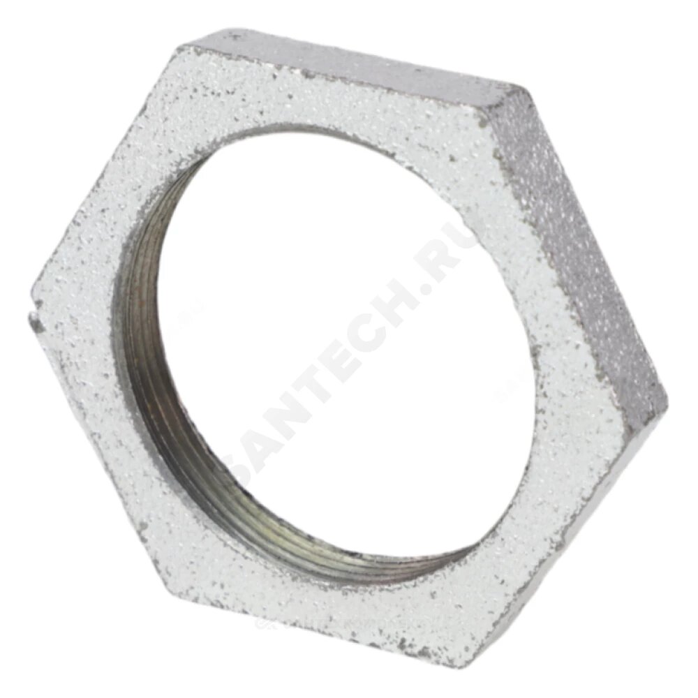 Контргайка чугун оцинкованный, условный диаметр 15 (1/2") Fittex