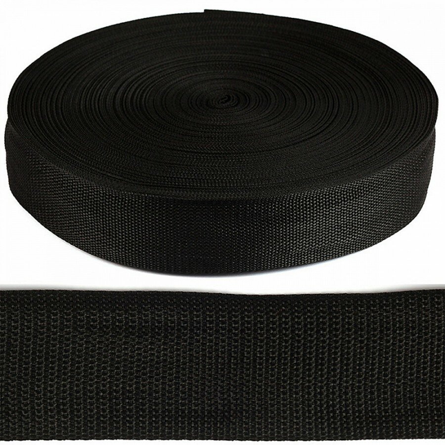 Стропа TBY.4850322 шир.50мм цв. черный уп.50м