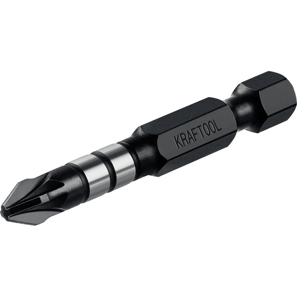 Ударные биты KRAFTOOL Impact Pro PZ2, 50 мм, 2 шт 26193-2-50-S2, с ручным