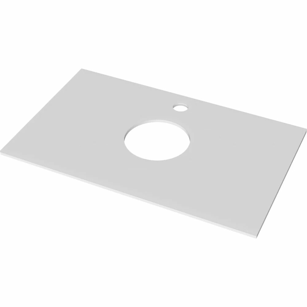 Столешница лакобель Taliente MB-ST 100 см, белое стекло на подложке МДФ TA-MB-ST100-blanco