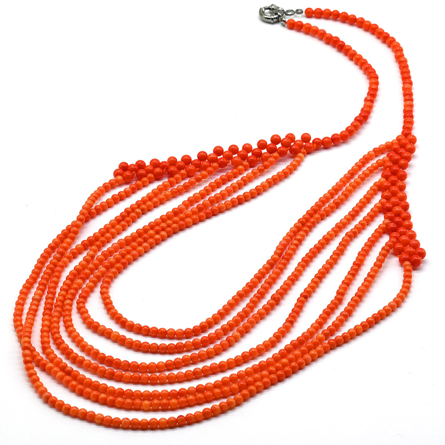 Колье, коралл