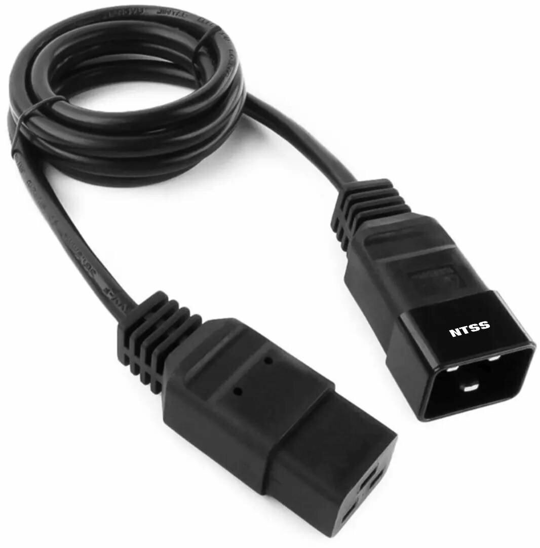 Кабель питания NTSS NTSS-PC19202 C19-C20 проводник:3x1.5мм2 3м 220/250В 16А черный