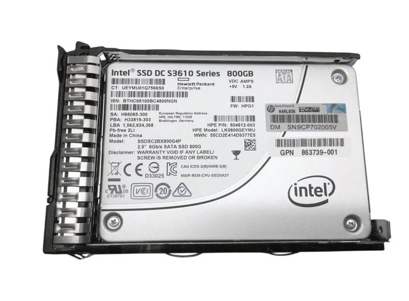 Жесткий Диск HP 863739-001 800Gb SATAIII 2.5" SSD