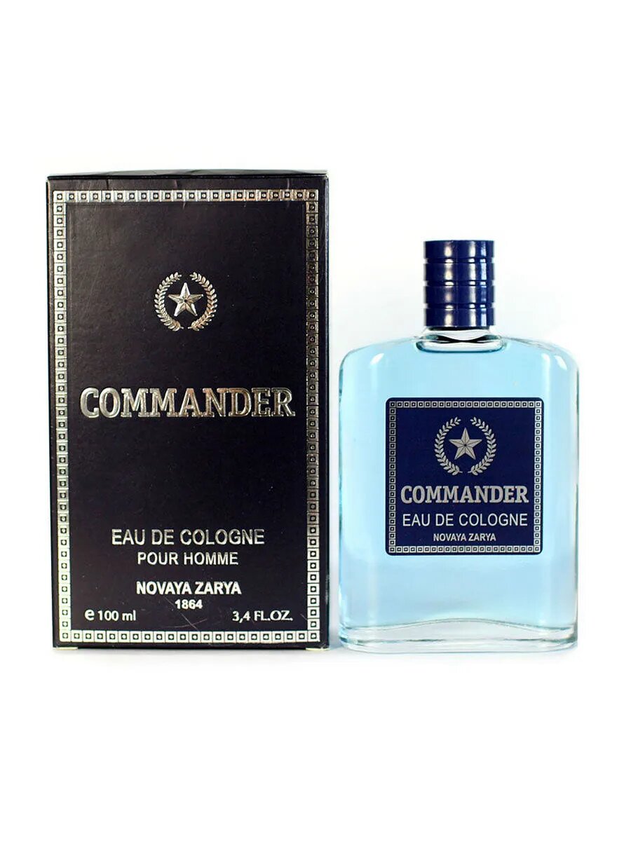 Новая Заря Одеколон "Командор" в футляре, 100 мл