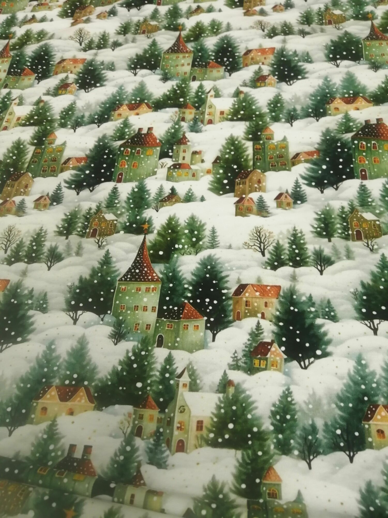 Ткань трикотажная 130см, футер 2-х нитка ёлочки