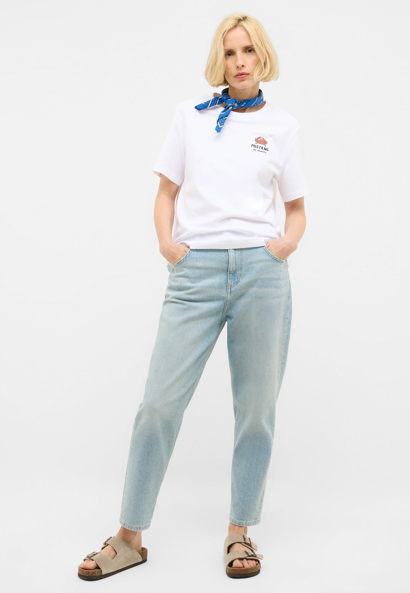 Джинсы мом Charlotte Tapered 