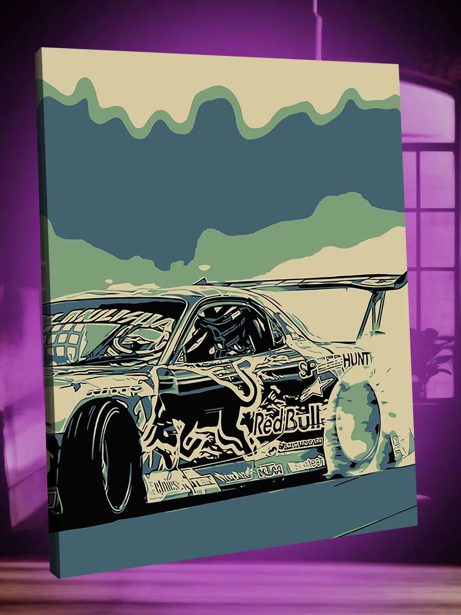 Картина по номерам Машина