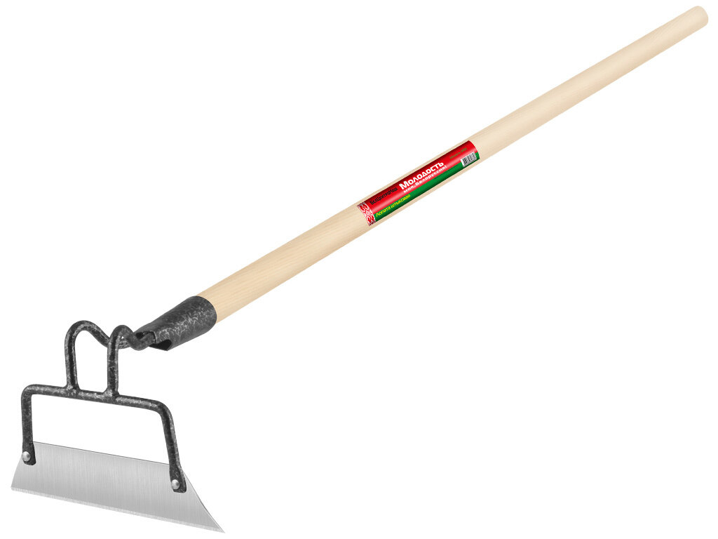 Тяпка БЦМ с деревянным черенком 200х1450 мм, арт.1345-ч