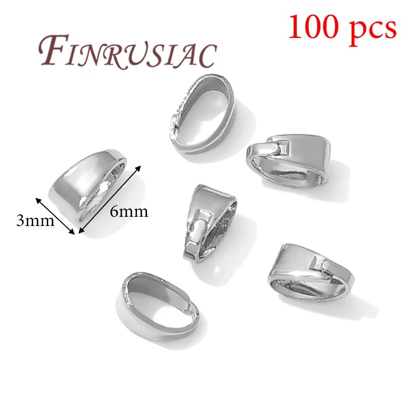 Позолоченные бейлы для подвесок FINRUSIAC Rhodium Plated