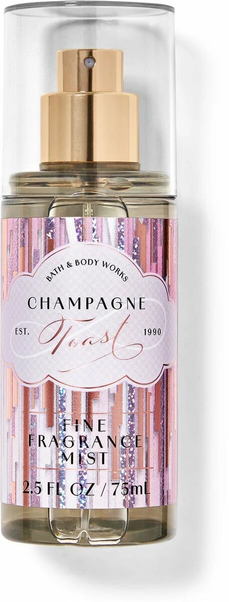 Bath and Body Works cпрей для тела, , мини формат CHAMPAGNE TOAST (75 мл)