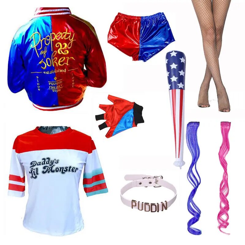 Костюм Харли Куинн Squad Quinn Monster L, package C