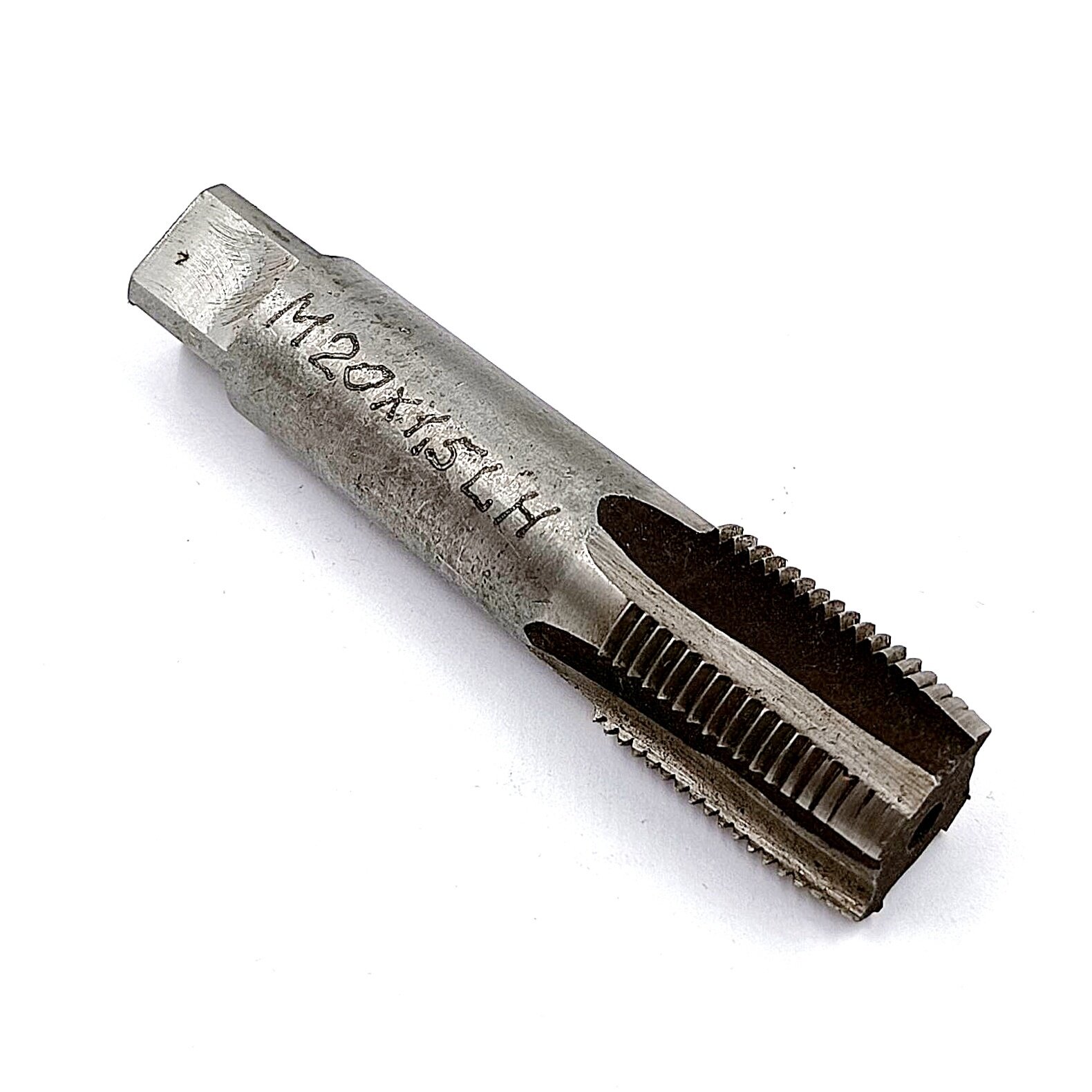 Метчик М 20х1,5 ручной сквозной левый