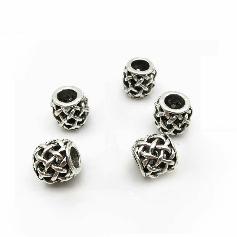 Кольцо для бороды плетеное круглое, 4,2 мм, 5 шт